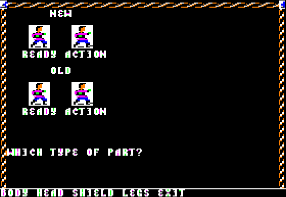 Screenshot of Pool of Radiance (Apple II, 1988) - MobyGames