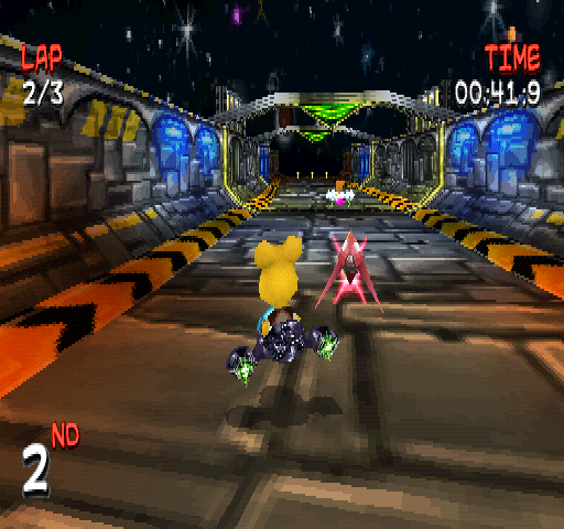 Screenshot of Miracle Space Race (PlayStation, 2003) - MobyGames