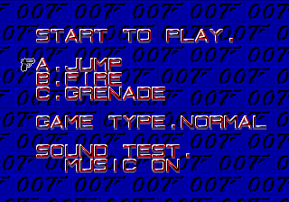 Screenshot of James Bond 007: The Duel (Genesis, 1993) - MobyGames