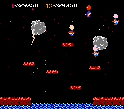 Screenshot of Balloon Fight (NES, 1985) - MobyGames