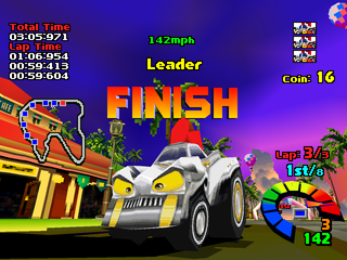 Screenshot of Motor Toon Grand Prix (PlayStation, 1996) - MobyGames