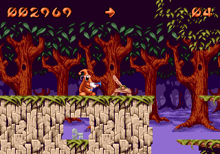 Screenshot of Puggsy (SEGA CD, 1993) - MobyGames