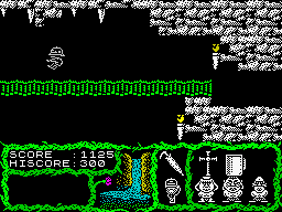 Screenshot of Cosmic Relief: Prof. Renegade to the Rescue (ZX Spectrum ...