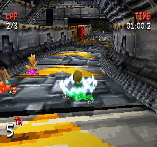 Screenshot of Miracle Space Race (PlayStation, 2003) - MobyGames