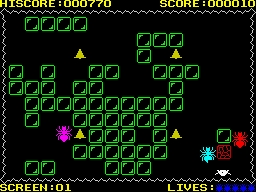 Screenshot of Push Off (ZX Spectrum, 1983) - MobyGames