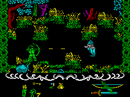 Screenshot of Robin of the Wood (ZX Spectrum, 1985) - MobyGames