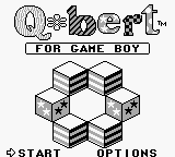 Screenshot of Q*bert (Game Boy, 1982) - MobyGames