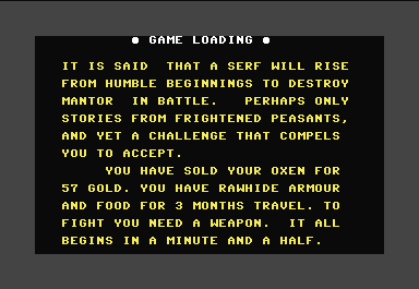 Screenshot of Questron (Commodore 64, 1984) - MobyGames