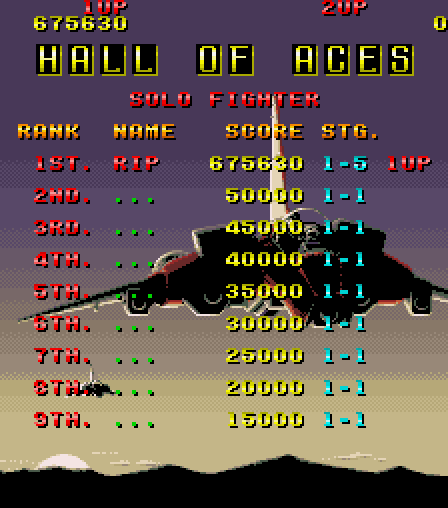 Screenshot of Raiden (FM Towns, 1990) - MobyGames