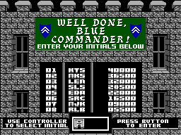 Screenshot of Rampart (SEGA Master System, 1990) - MobyGames