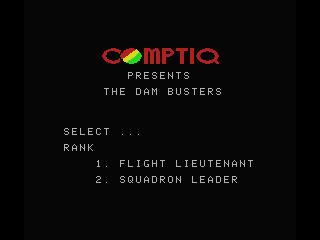 Screenshot of The Dam Busters (MSX, 1984) - MobyGames