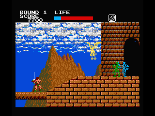 Screenshot of Rastan (MSX, 1987) - MobyGames
