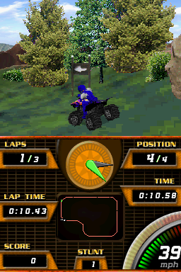 Screenshot of ATV Quad Frenzy (Nintendo DS, 2005) - MobyGames
