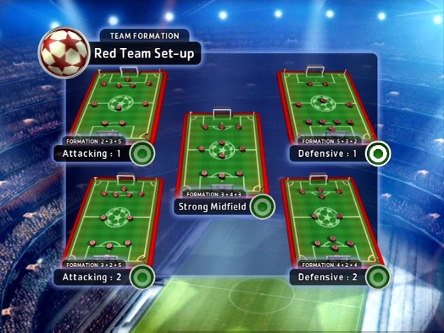 Screenshot of UEFA Champions League (DVD Player, 2006) - MobyGames