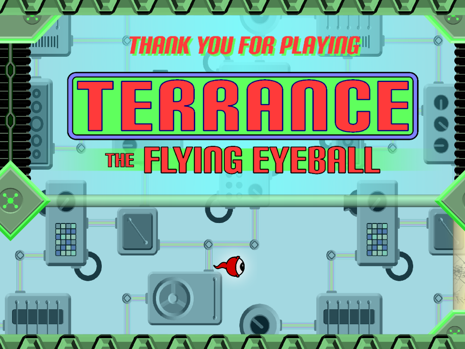 Screenshot of Terrance the Flying Eyeball (Browser, 2014) - MobyGames
