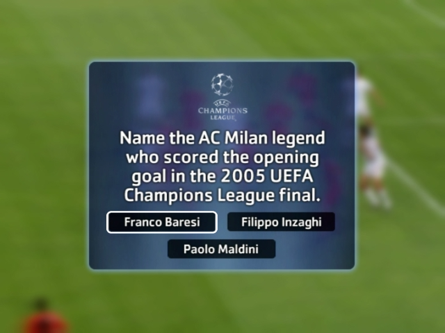Screenshot of UEFA Champions League (DVD Player, 2006) - MobyGames
