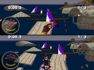 Screenshot of Jet Moto 2 (PlayStation, 1997) - MobyGames