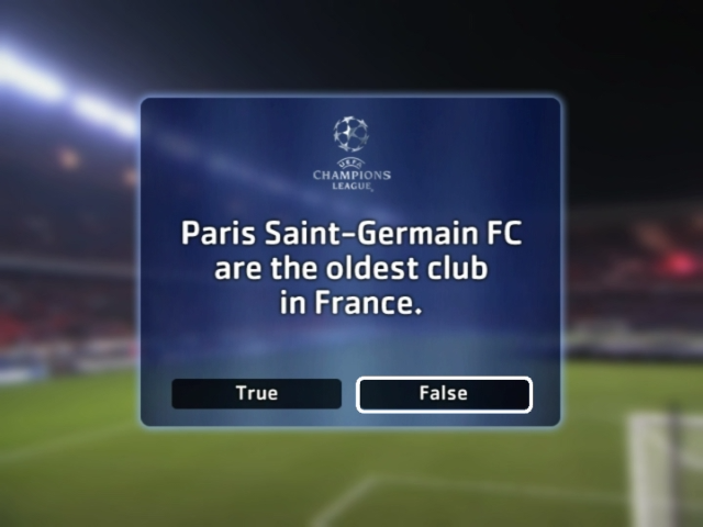 Screenshot of UEFA Champions League (DVD Player, 2006) - MobyGames
