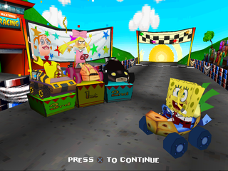 Screenshot of Nicktoons Racing (PlayStation, 2000) - MobyGames