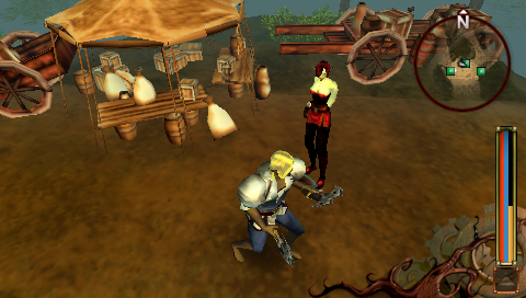 Screenshot of Silverfall (PSP, 2007) - MobyGames