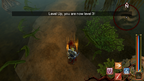 Screenshot of Silverfall (PSP, 2007) - MobyGames