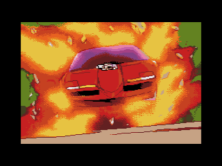 Screenshot of Road Blaster (SEGA CD, 1985) - MobyGames