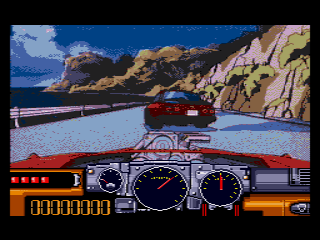 Screenshot of Road Blaster (SEGA CD, 1985) - MobyGames