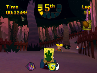 Screenshot of Nicktoons Racing (PlayStation, 2000) - MobyGames