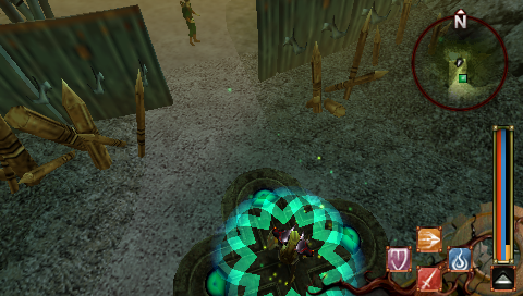 Screenshot of Silverfall (PSP, 2007) - MobyGames