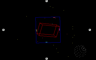Screenshot of Rotating Pong (DOS, 2002) - MobyGames