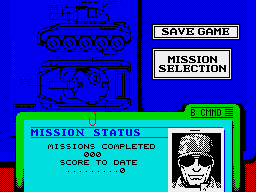 Screenshot of Battle Command (ZX Spectrum, 1990) - MobyGames