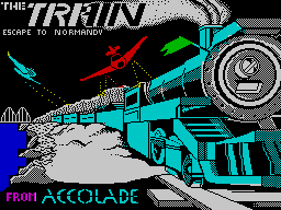 Screenshot of The Train: Escape to Normandy (ZX Spectrum, 1988) - MobyGames