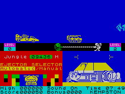 Screenshot of Danger Mouse in Double Trouble (ZX Spectrum, 1984 ...