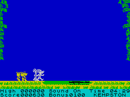 Screenshot of Danger Mouse in Double Trouble (ZX Spectrum, 1984) - MobyGames