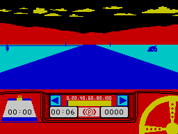 Screenshot of Rally Driver (ZX Spectrum, 1984) - MobyGames