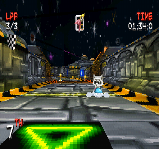 Screenshot of Miracle Space Race (PlayStation, 2003) - MobyGames