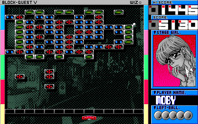 Screenshot of Block Quest V (PC-98, 1993) - MobyGames