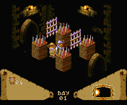 Screenshot of Knight Lore Remake (MSX, 2009) - MobyGames