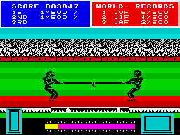 Screenshot of Daley Thompson's Super-Test (ZX Spectrum, 1985) - MobyGames