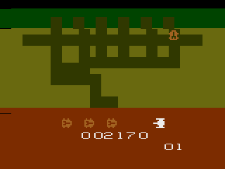 Screenshot of Thunderground (Atari 2600, 1983) - MobyGames
