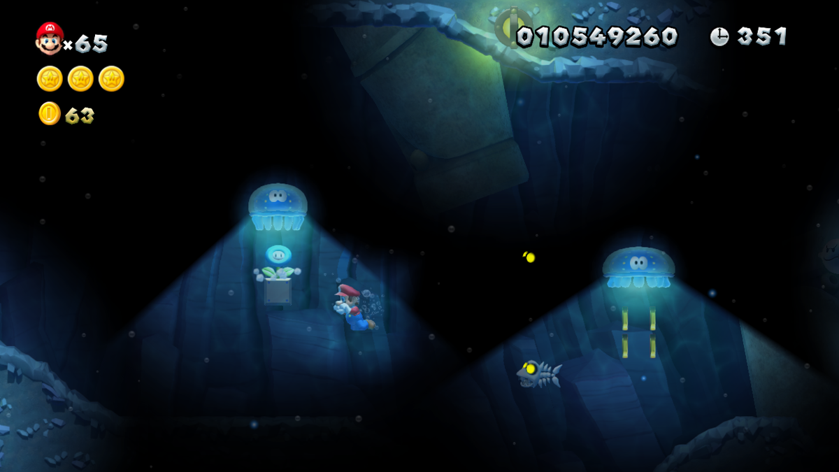 Screenshot of New Super Mario Bros. U (Wii U, 2012) - MobyGames