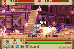 Screenshot of Summon Night: Swordcraft Story (Game Boy Advance, 2003 ...