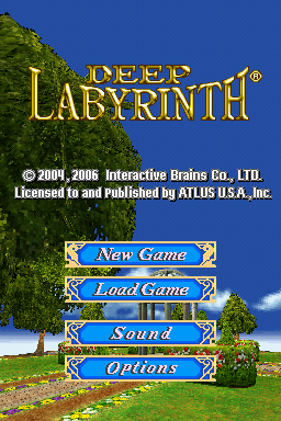 Screenshot of Deep Labyrinth (Nintendo DS, 2006) - MobyGames
