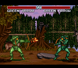 Screenshot of Justice League: Task Force (SNES, 1995) - MobyGames