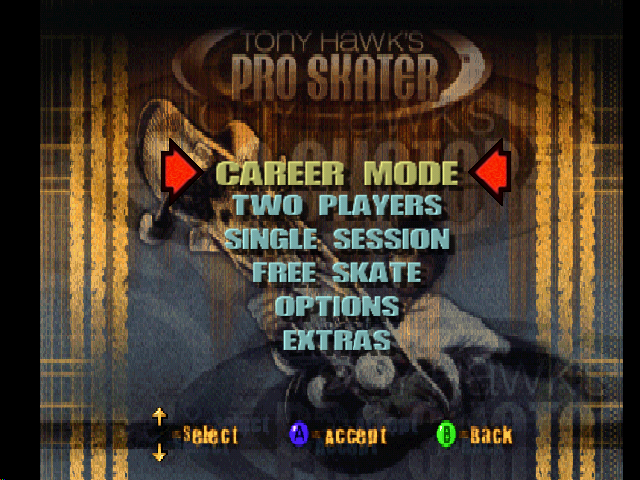 Screenshot of Tony Hawk's Pro Skater (Nintendo 64, 1999) - MobyGames