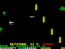 Screenshot of Raid over Moscow (ZX Spectrum, 1984) - MobyGames