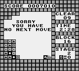Screenshot of Plotting (Game Boy, 1989) - MobyGames