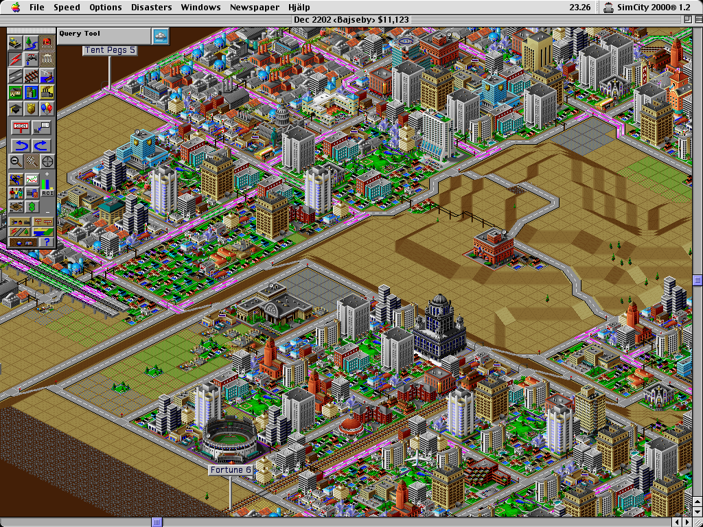 Screenshot of SimCity 2000 (Macintosh, 1993) - MobyGames