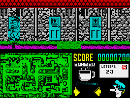 Screenshot of Postman Pat 2 (ZX Spectrum, 1989) - MobyGames