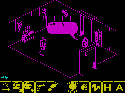 Screenshot of Movie (ZX Spectrum, 1986) - MobyGames